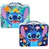 Amazon.com: Disney Stitch Tin Lunch Box Set School Supplies Bundle with ...