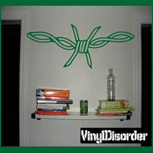 Amazon.com: Barbed Wire Wall Decal - Vinyl Decal - Car Decal - NS001 ...