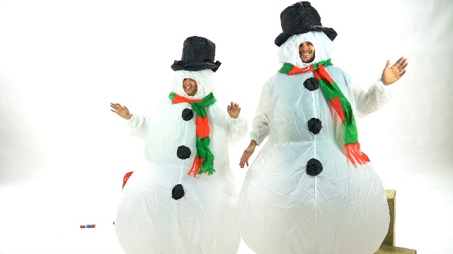 Sam The Snowman Costume Gemmy Industries Uncle Sam Patriotic Airblown