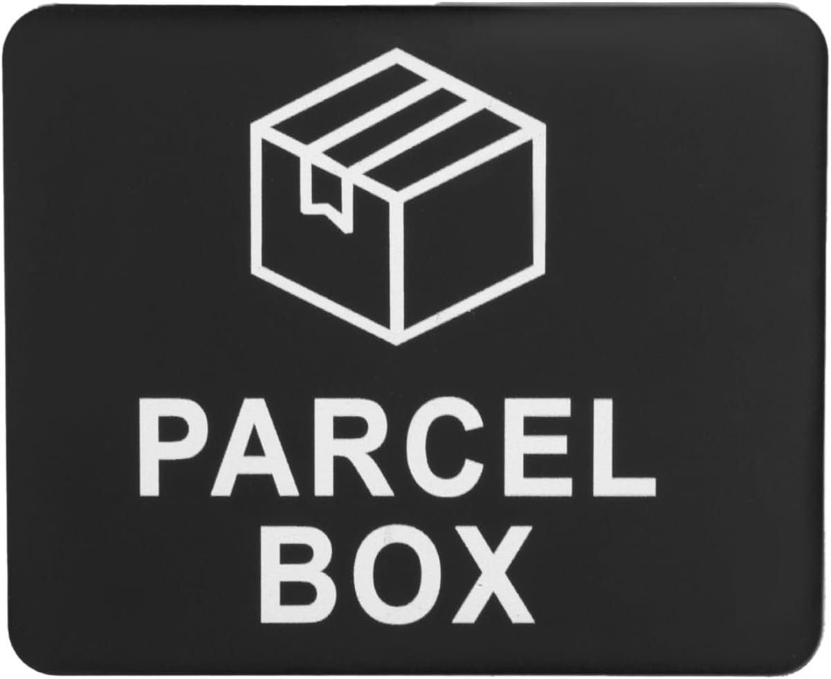 Parcel Box Sign Adhesive Packages Delivery Signs Notice for Deliveries ...
