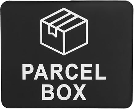 Parcel Box Sign Adhesive Packages Delivery Signs Notice for Deliveries ...