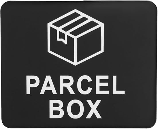 Parcel Box Sign Adhesive Packages Delivery Signs Notice for Deliveries ...
