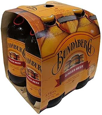 Amazon.com: Bundaberg, Ginger Non Alcoholic Beer, 4 pk, 375 mL Bottle ...