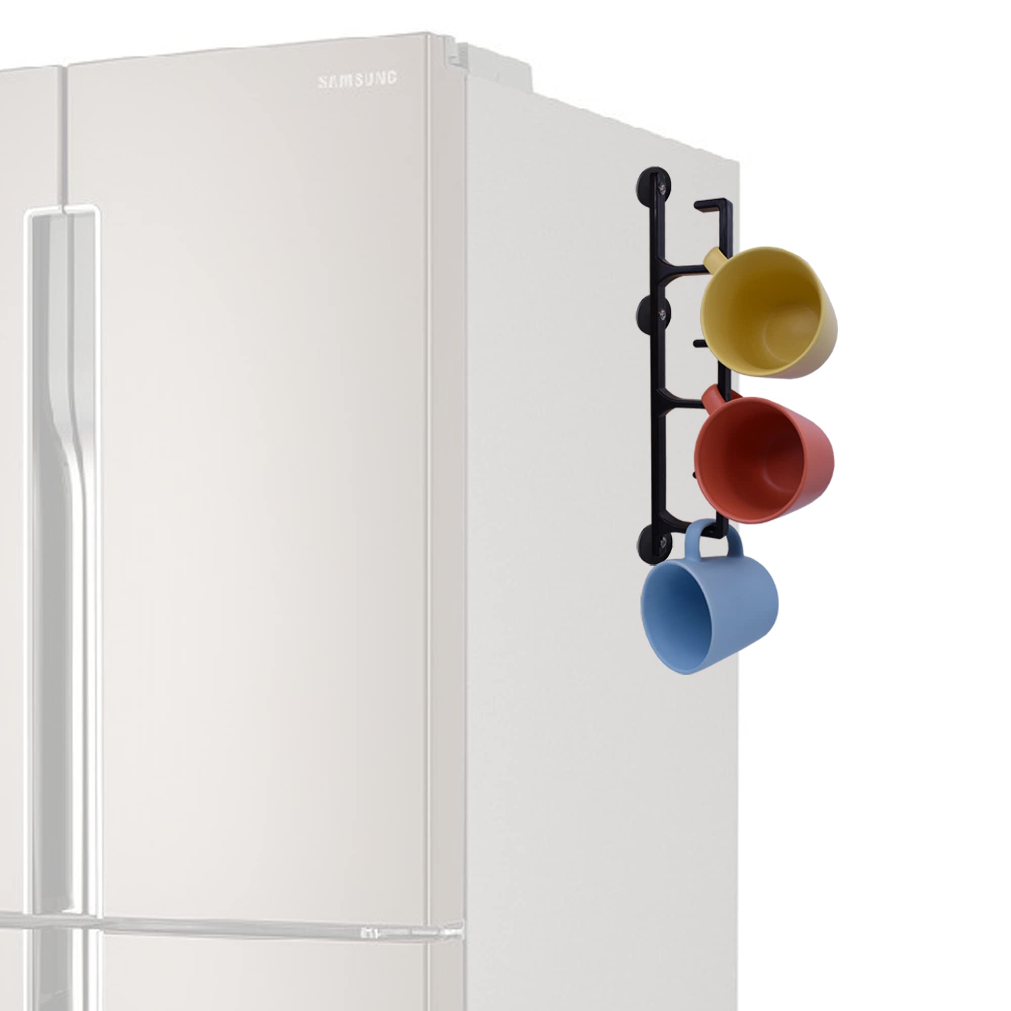 Snapklik.com : YYST Magnetic Vertical Narrow Corner Coffee Mug Rack ...