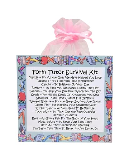 Form Tutor Survival Kit (PINK) ~ Fun Novelty Gift & Greetings Card ...