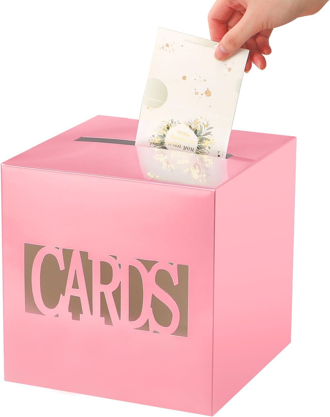 Amazon.com: Creative Converting Chalkboard Card Box, 12" x 12", Black ...