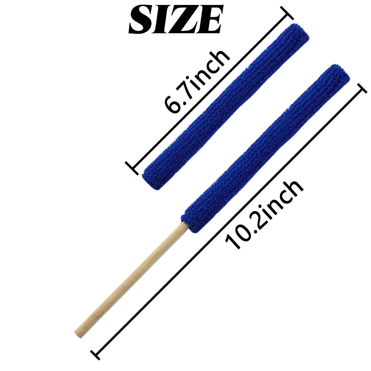 Snapklik.com : 30PCS Microfiber Detail Duster Sticks Crevice Cleaning ...