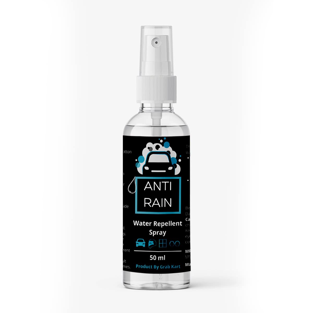 Grab Kart Anti Rain Spray for Car Windshield - Rain Repellent for Car ...