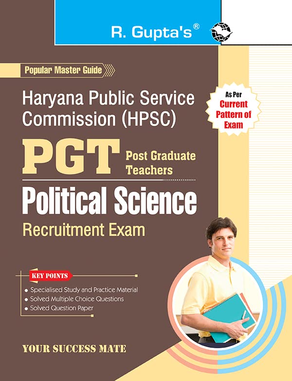 HPSC: PGT - POLITICAL SCIENCE Recruitment Exam Guide : RPH Editorial ...