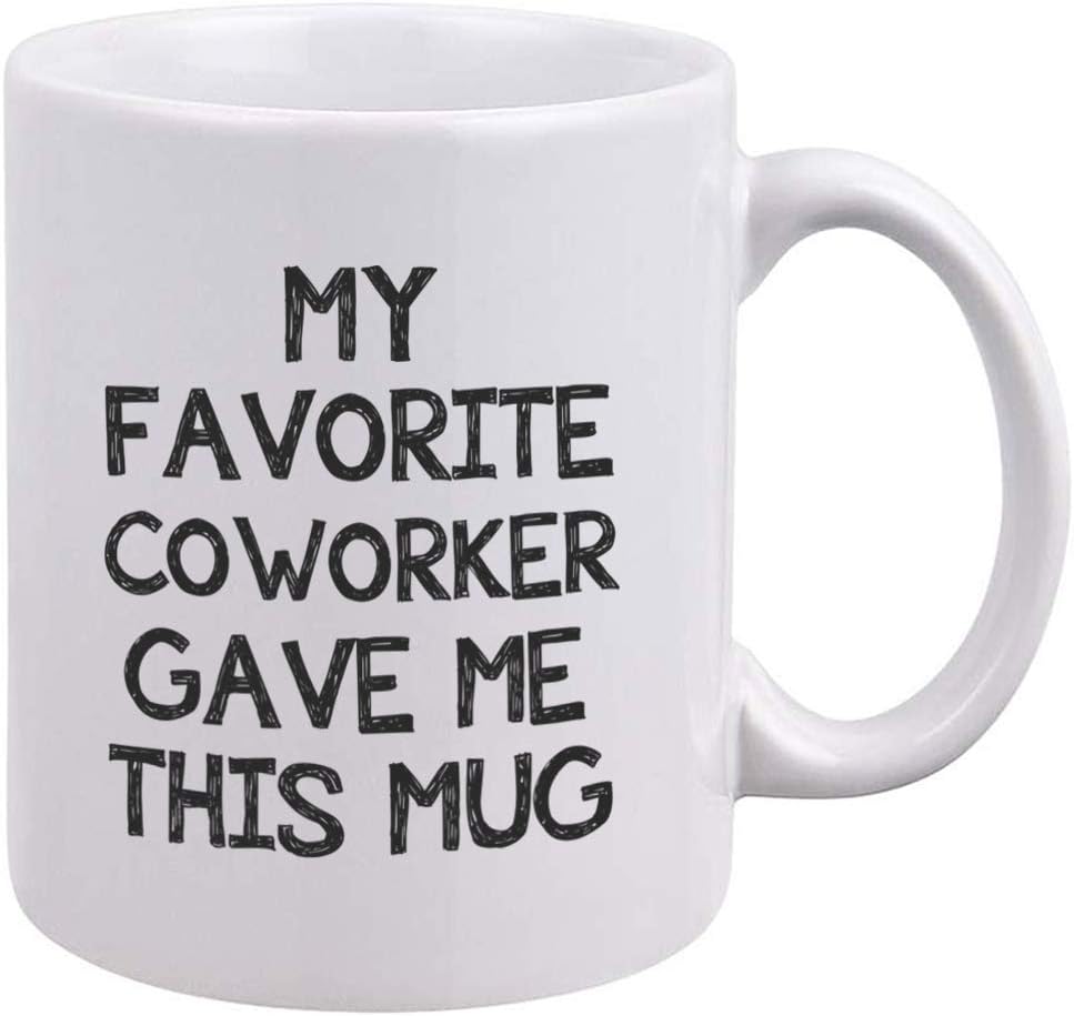 Amazon.com: CAYVUSUA Boss Gifts - Coworker Mug - My Favorite Employee ...