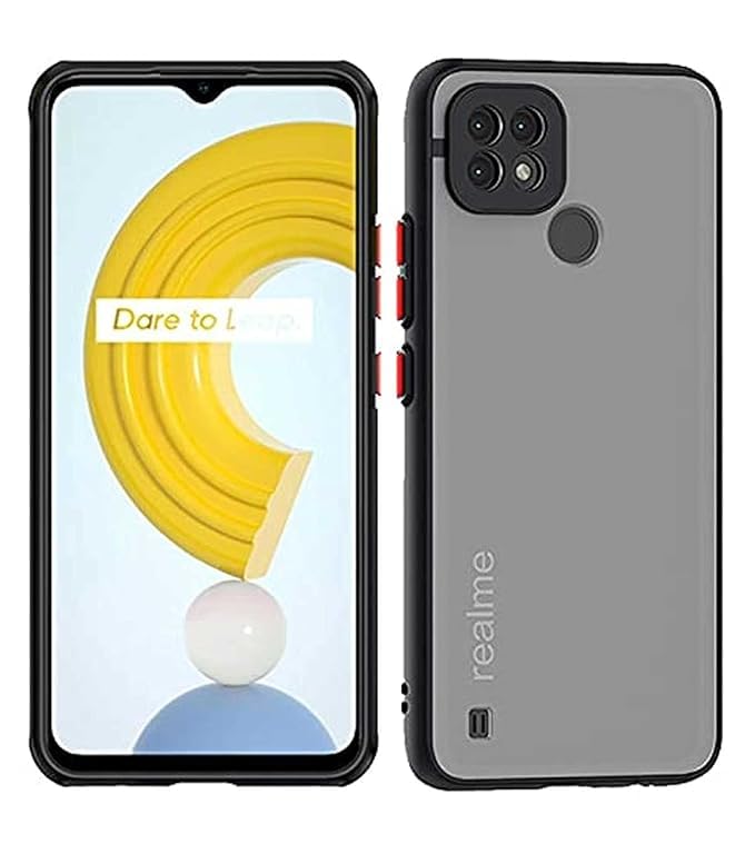 COBERTA Back Cover for REALME C21 Back Cover Case - Black Smoke ...