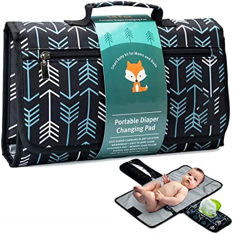 Wemart Portable Diaper Changing Mat, Waterproof Baby Changing Pad ...
