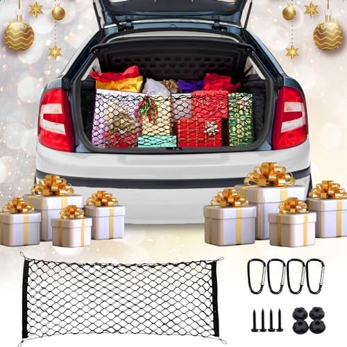 Amazon.com: Double Layers Cargo Net,Trunk Bed Extender,Trunk Organizer ...