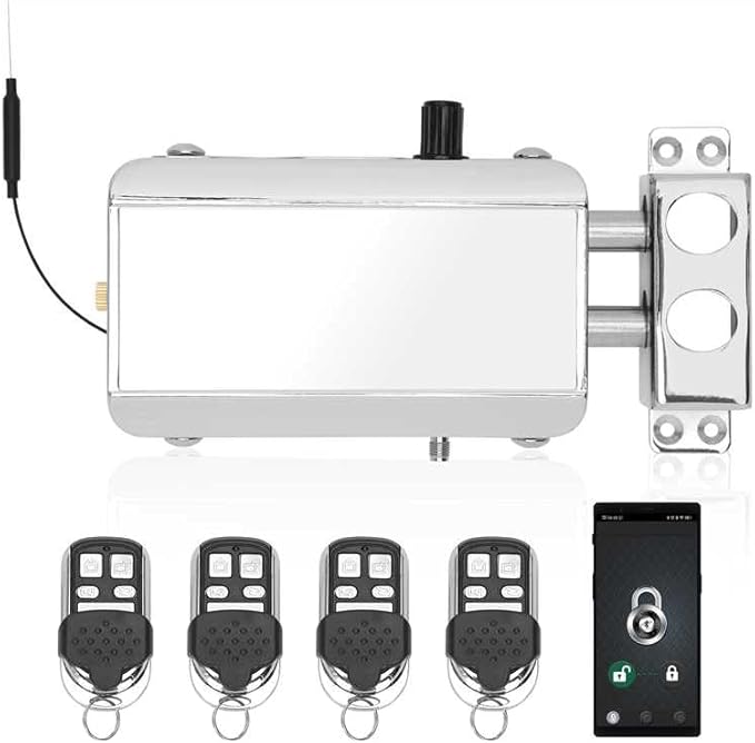 Casmer Remote Control Deadbolt Lock, Anti-Theft Keyless RV Door Locks ...