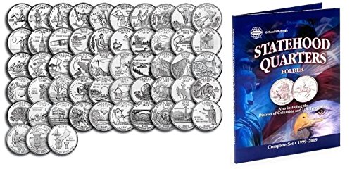 1999 D State Set and Territories thru 2009 with Official Whitman Holder ...