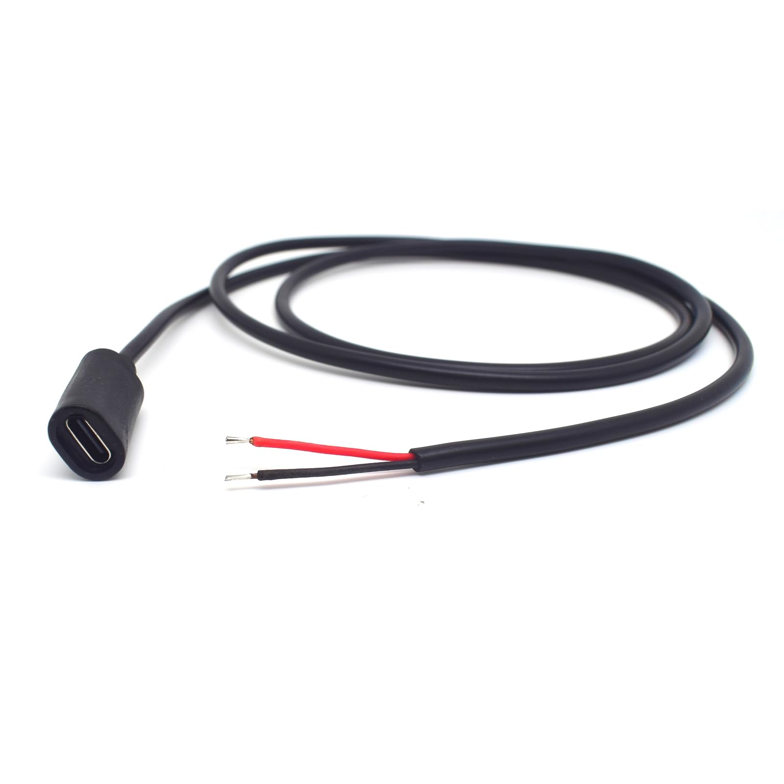 Amazon.com: EAHOSUCC 1M/3.3FT 22AWG Type C Female Pigtail 2 Wire ...