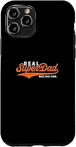 Amazon.com: iPhone 11 Pro Best Dad Ever REAL Super Dad Case : Cell ...