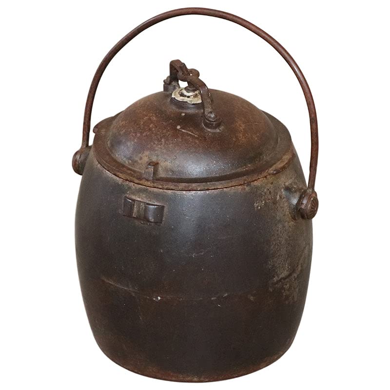Amazon.com: Handmade Vintage Iron Bucket with Handle | 70s Collectables ...