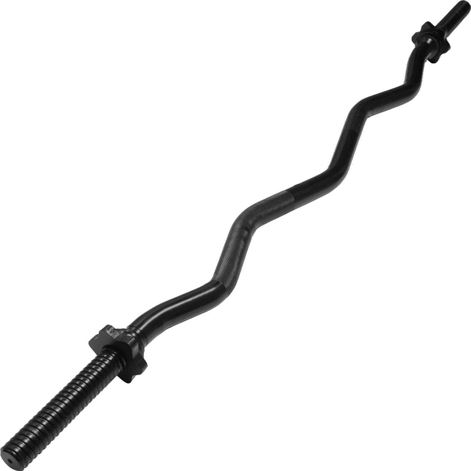Amazon.com : GORILLA SPORTS® EZ Curl Bar - 4ft, Max Load 400 lb, for 1 ...
