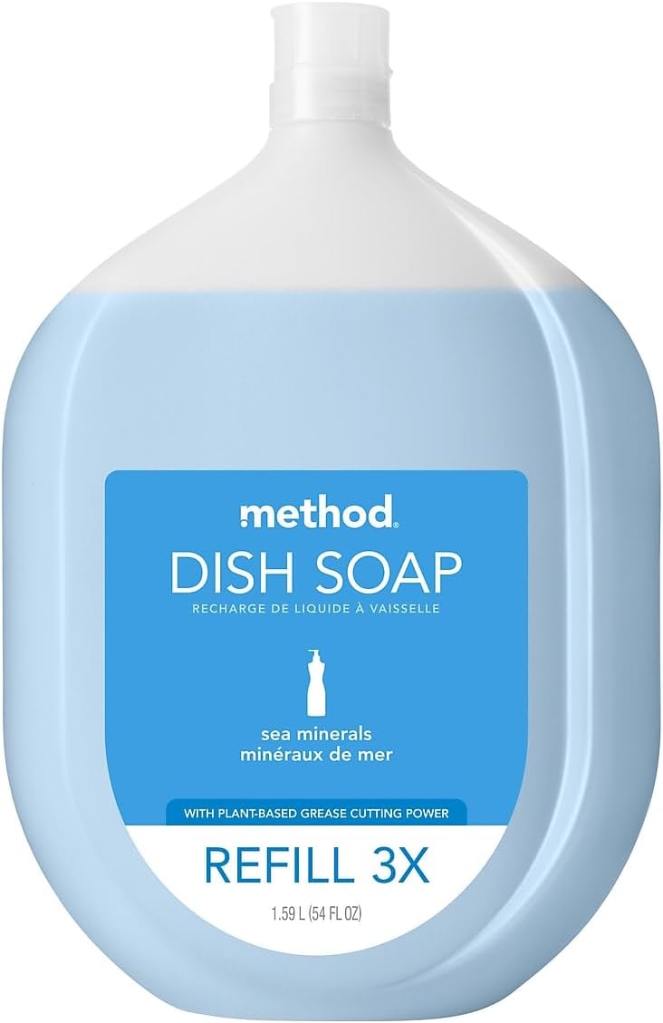 Amazon.com: Method Liquid Dish Soap Refill, Plant-Based Dishwashing ...