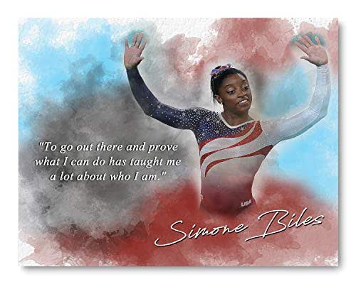 Amazon.com: Prove What I Can Do Simone Biles Inspirational Quote - 8 x ...