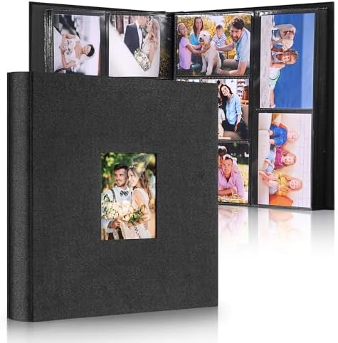 Photo Album 6x4 700 Pockets, Leather Cover Extra Large Capacity Family ...