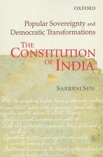 Buy The Constitution of India: Popular Sovereignty and Democratic ...