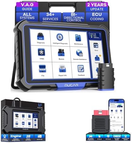 Amazon.com: Mucar OBD2 Scanner Diagnostic Tool, Bidirectional Scan Tool ...