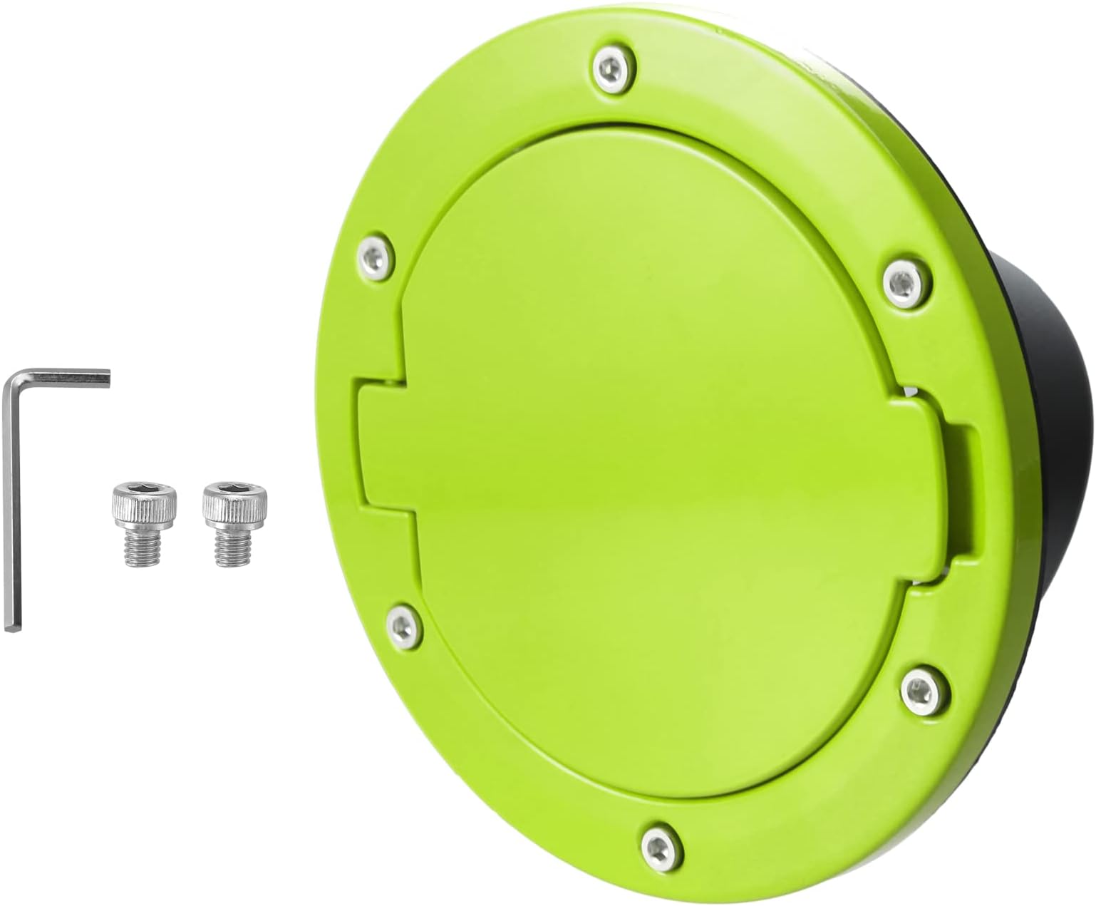 Amazon.com: X AUTOHAUX Green Aluminum Alloy ABS Gas Fuel Tank Cap Cover for Jeep Wrangler 2007 ...