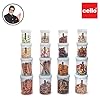 Buy CELLO Plastic Magna Container Set of 16 (500ml x 4, 750ml x4 ...