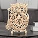 Amazon.com: ROKR 3D Wooden Puzzles for Adults Mechanical Clock Kits-Owl ...