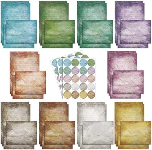 Amazon.com : TaoBary 160 Pcs Stationery Paper Set 50 Double Sided ...