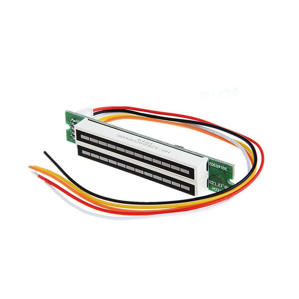 Buy Acxico 1Pcs Dual 12 Stereo Level Indicator LED VU Meter Lamps Light ...