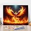 TISHIRON Paint by Number for Adults, Majestic Phoenix in The Fiery ...