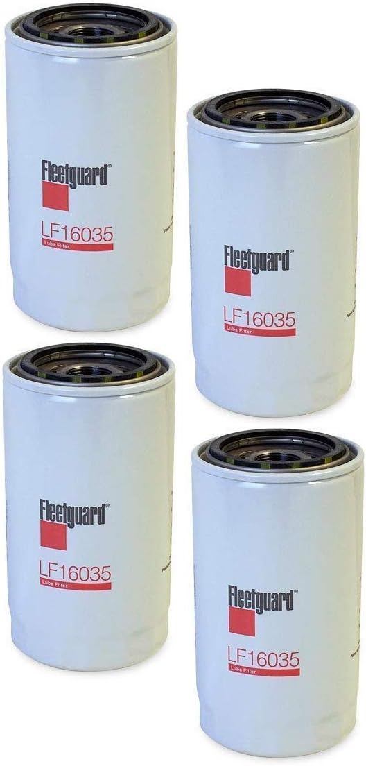Amazon.com: LF16035 Fleetguard Oil Filter (Pack of 4) : Automotive
