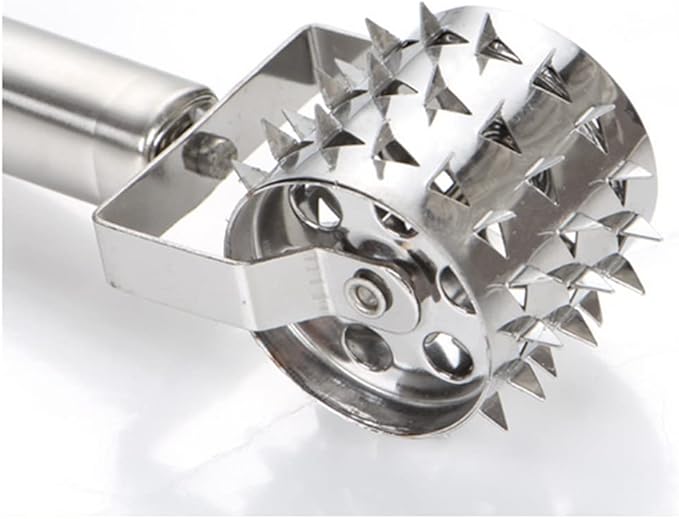 Amazon.com: Meat Tenderizer- Stainless Steel Meat Tenderizer Roller ...