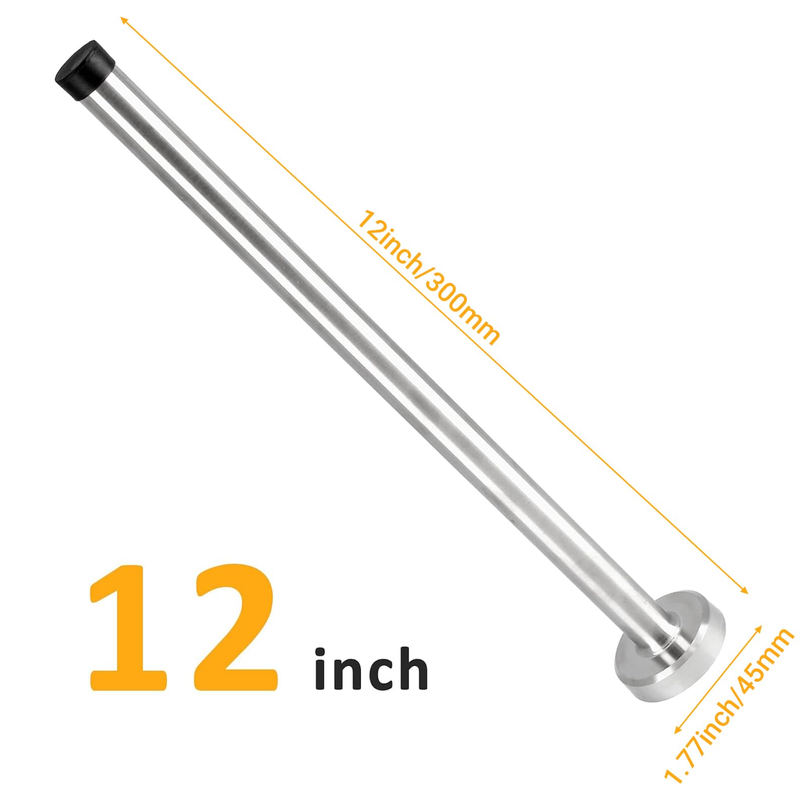 Snapklik.com : BokWin 12 Inch Wall-Mounted Door Stopper, Extra Long ...