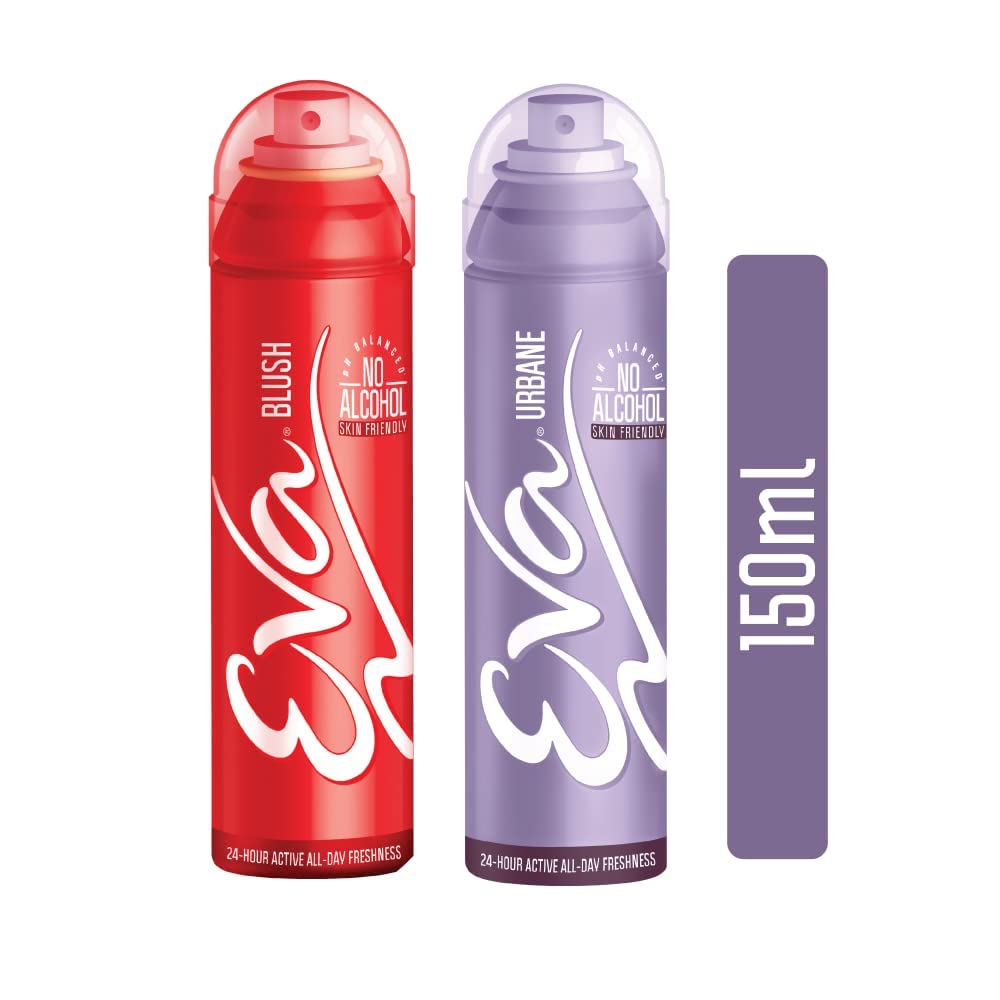 Buy Eva Deodorant Spray for Women - Blush and Urbane - 150 ml each ...