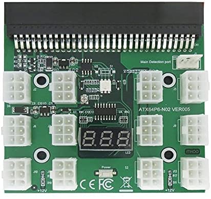 Buy UAE Delivery ZYREX 12 Port 6pin 12v Power Supply Server Adapter ...