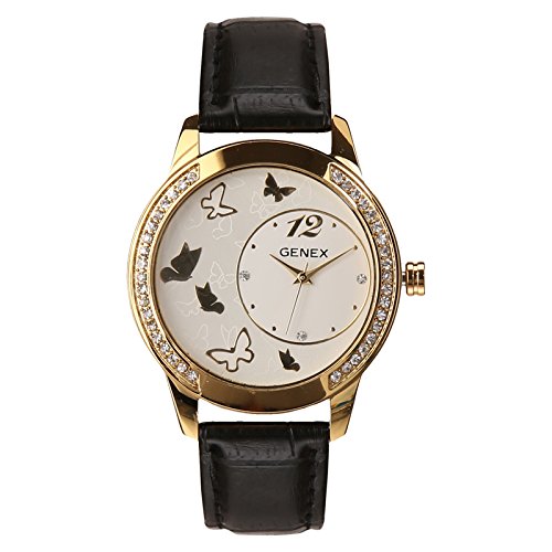 Genex Analog Beige Dial Womens Watch-Gx-2045 : Amazon.in: Fashion