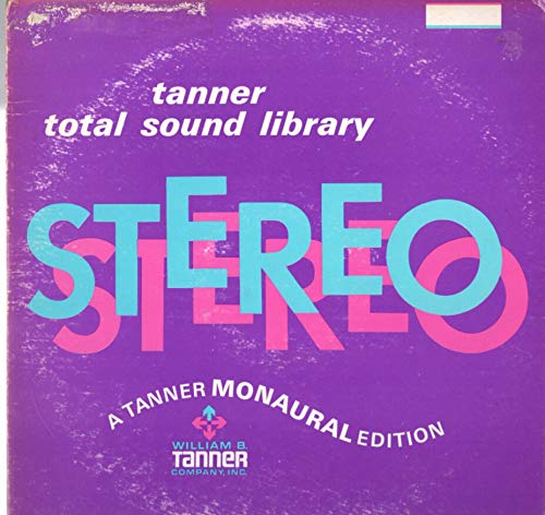 Amazon.com: William B. Tanner Company: Tanner Total Sound Library ...
