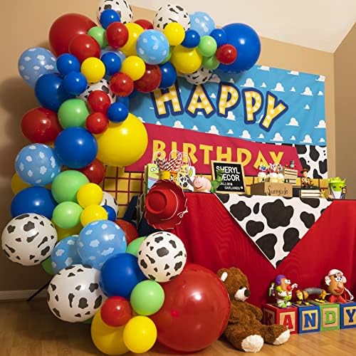 Amazon.com: 115pcs, 4 Sizes – Toy Story Balloon Garland Kit & Arch for ...