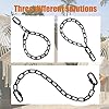 Amazon.com: Swing Chain 2 Pack, Porch Swing Hanging Kit Heavy Duty ...