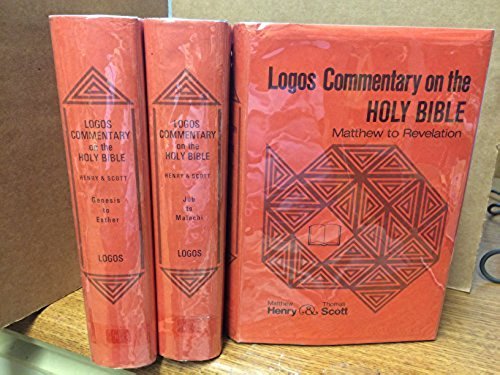 Logos Commentary on the Holy Bible, 3 Volume Set: Matthew and Scott ...
