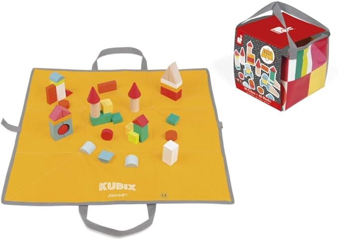 Amazon.com: Janod J08074 Kubix Wooden Blocks, 40 Blocks : Video Games