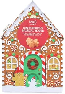 M&S Gingerbread Musical House 115g Marks and Spencer : Amazon.co.uk ...