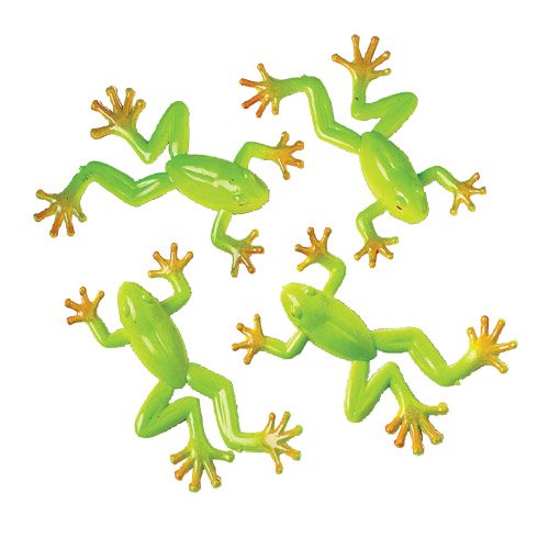 Amazon.com: U. S. Toy Lot of 12 Realistic Mini Tree Frog Toy Figures ...
