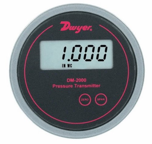 Dwyer DM-2002-LCD Differential Pressure Transmitter with Digital ...