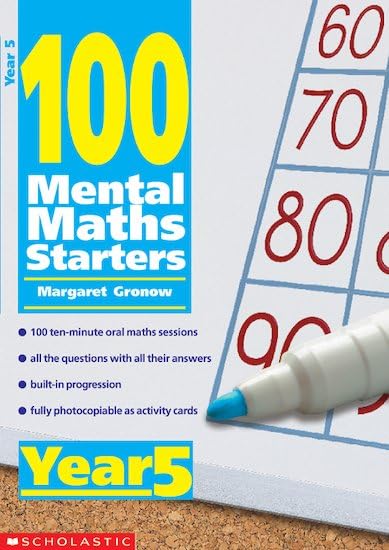 100 Mental Maths Starters year 5: Amazon.co.uk: Gronow, Margaret ...