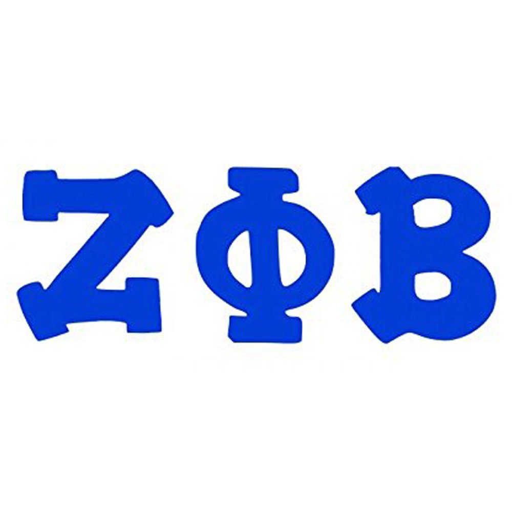 Zeta Greek Letter Blue